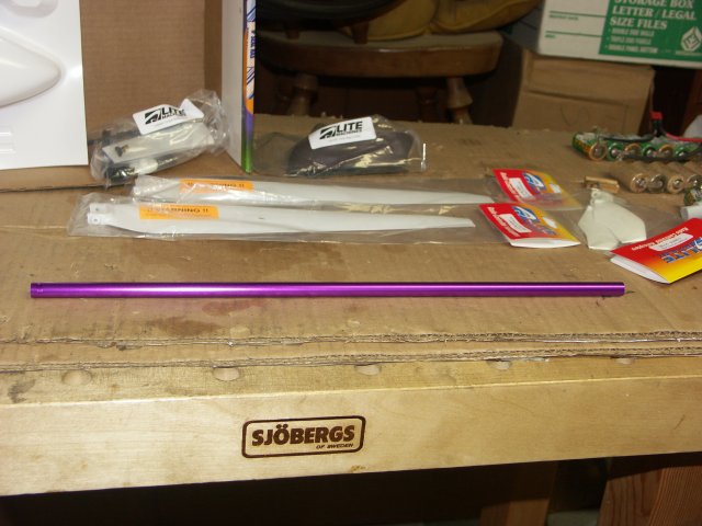 Corona, Futaba Radio, Gyro, and all with it