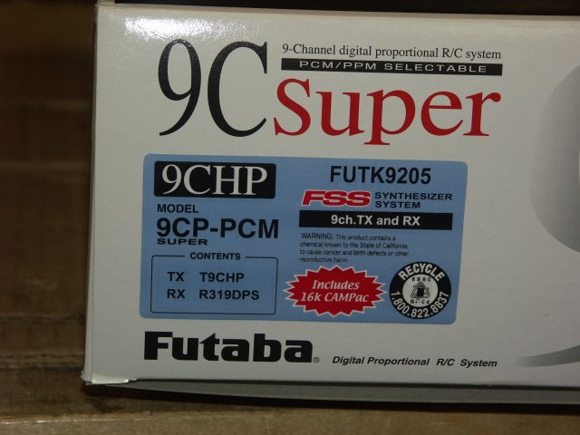 Corona, Futaba Radio, Gyro, and all with it