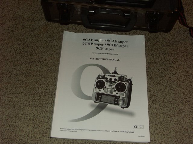 Corona, Futaba Radio, Gyro, and all with it